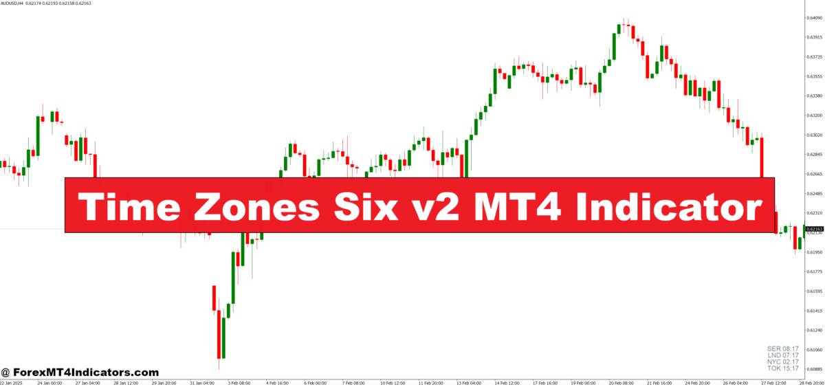 Time Zones Six v2 MT4 Indicator – Forex Calculator Pro